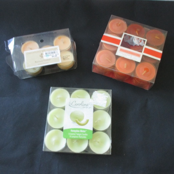 Accents | New 32 Candle Tea Lights Pumpkin Cheesecakehoneydew ...